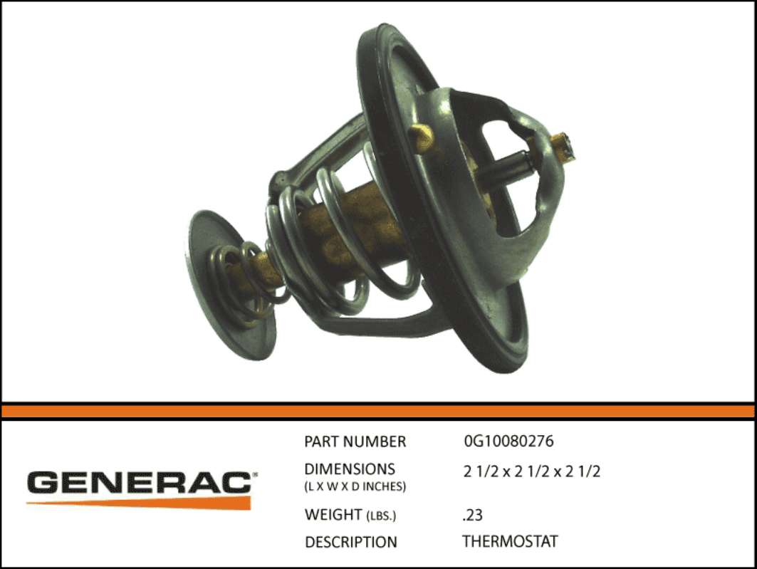 Generac Thermostat Part# 0G10080276 – Genpartsupply