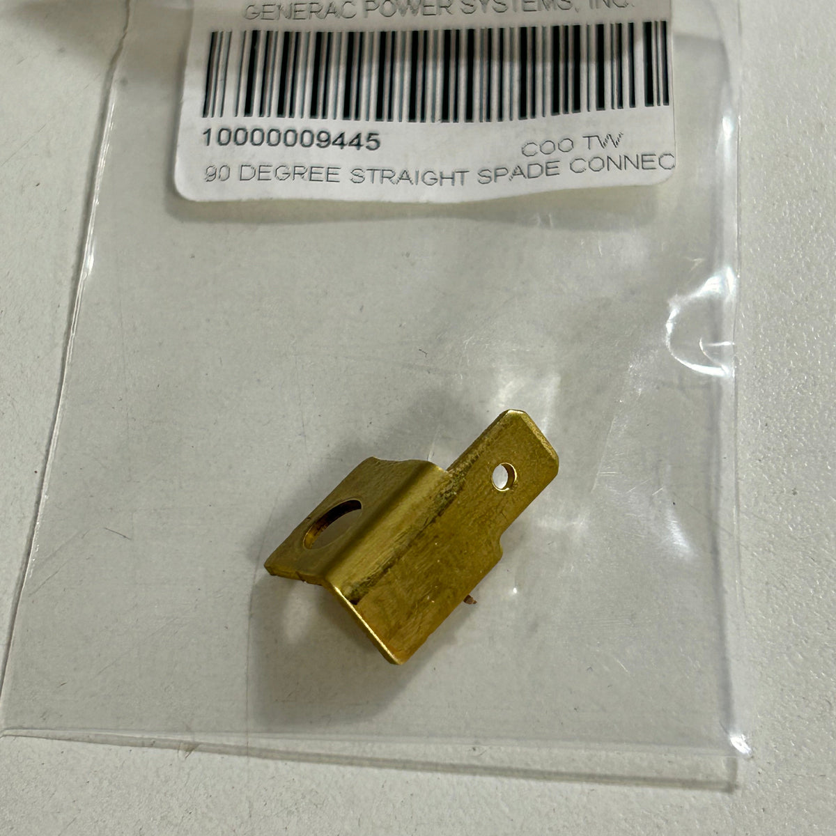 Generac 10000009445 90 DEGREE STRAIGHT SPADE CONNECTOR – Genpartsupply