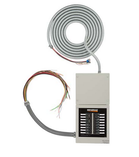 Generac 16 Circuit Pre-Wired Transfer Switch and Load Center Model# RT – Genpartsupply